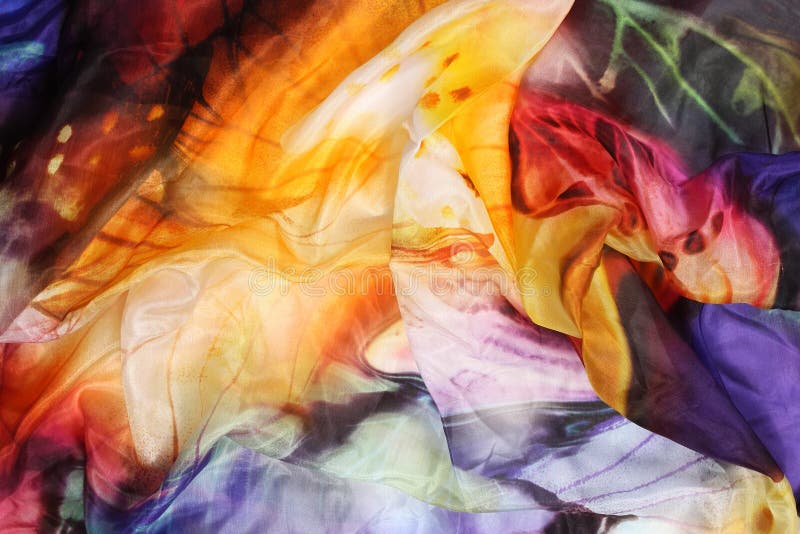 Colored silk background stock image. Image of beauty - 18600497