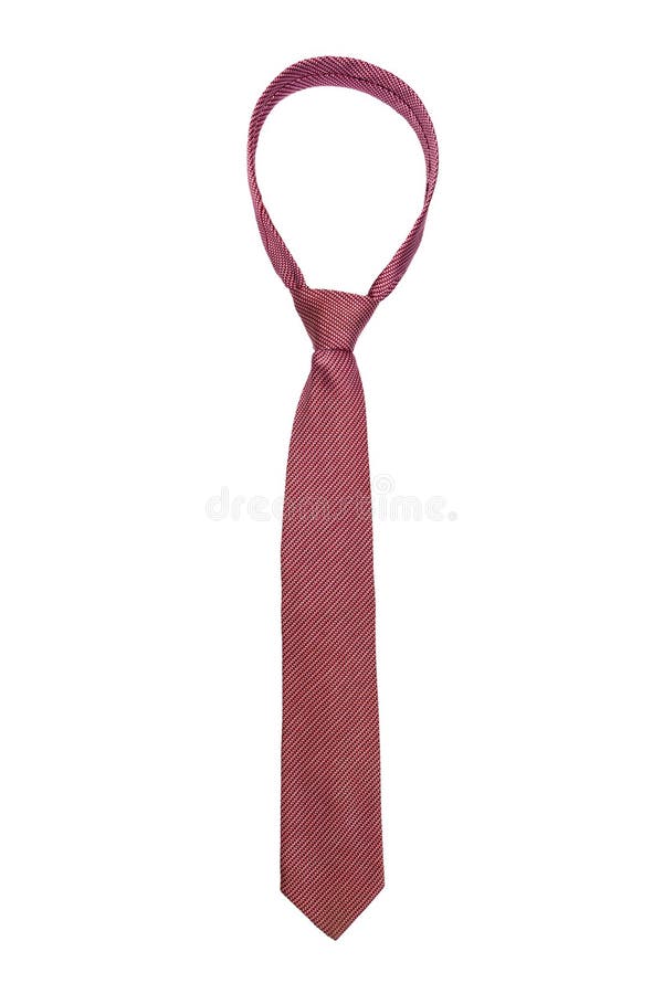 Colored Silk Tie on White Background. Stock Image - Image of bright ...