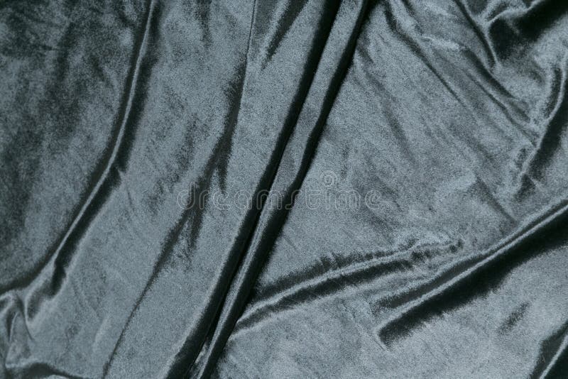 Colored Silver Textile Satin Fabric Folded in Folds and Waves with ...