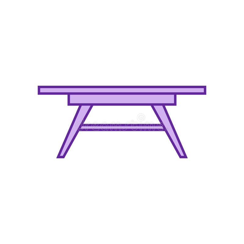 Colored Simple Shape Table Icon Stock Illustrations – 185 Colored ...