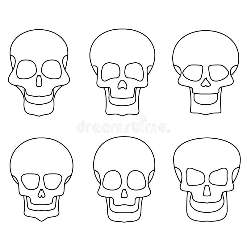 Colored skul pattern stock vector. Illustration of black - 78198813