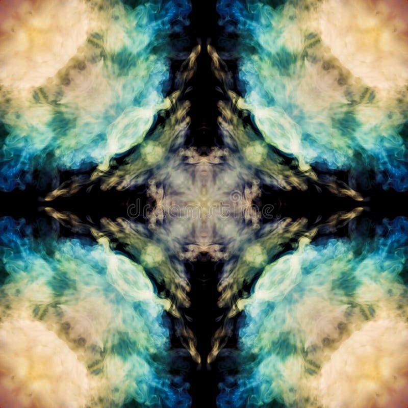 Colored Smoke Seamless Geometric Pattern Stock Illustration ...