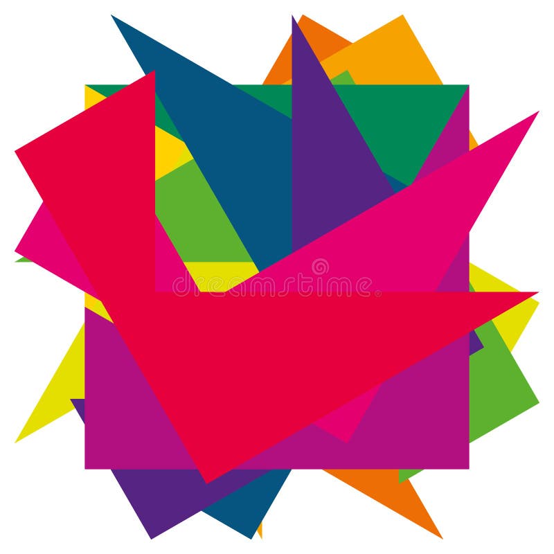 Pattern from Snippets in Color Stock Illustration - Illustration of ...