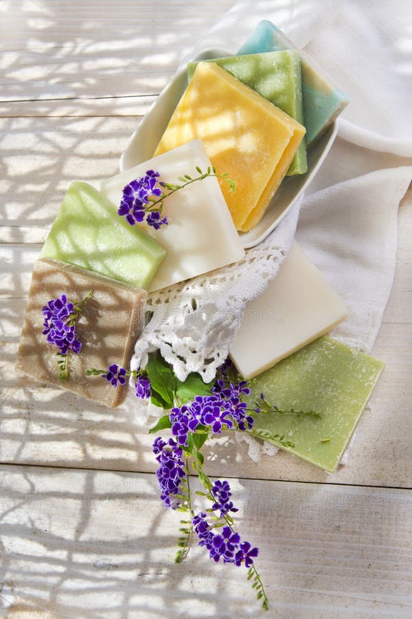 Colored Soap Flakes stock photo. Image of orange, stack - 33566498