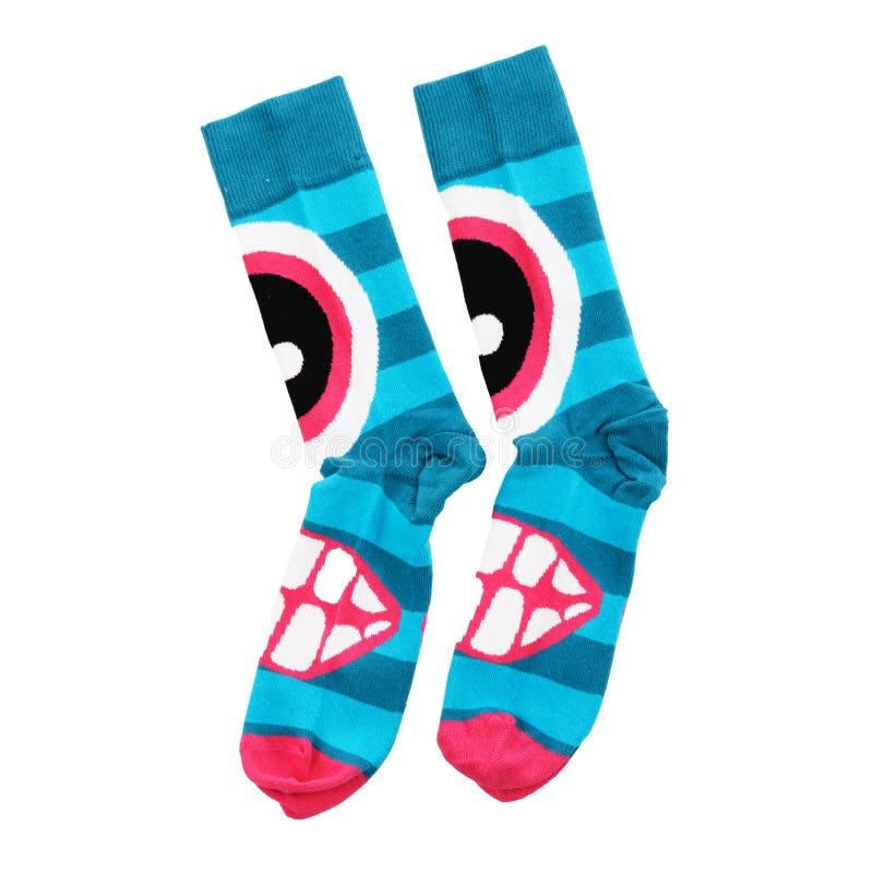 Colored Socks Stretched by Tweezers Stock Image - Image of socks, white ...