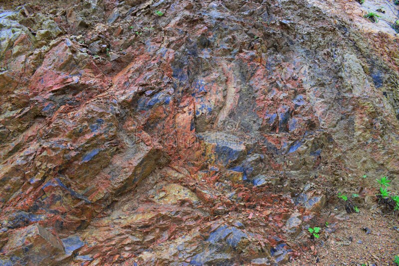 Colored soil texture. stock image. Image of stone, colored - 188448791
