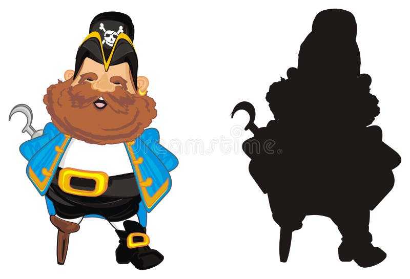 Two different pirates stock illustration. Illustration of colored ...