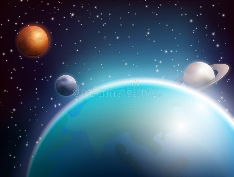 Planets Realistic Transparent Set Stock Vector - Illustration of ...