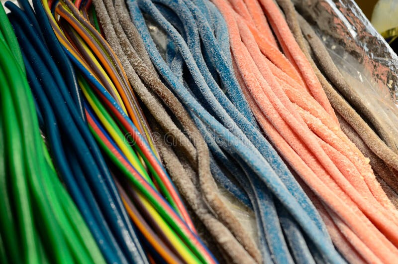 Colorful Fruity Gummy Spaghetti Stock Photos - Free & Royalty-Free ...