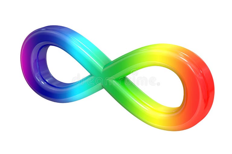 Colored Spectrum Infinity Sign Stock Illustrations – 87 Colored ...