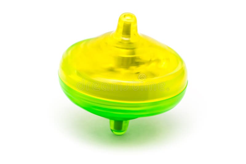 Colored Spinning Top Toy stock image. Image of single - 36860031