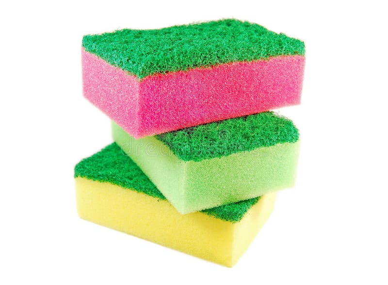 Colored sponges stock image. Image of sponge, chores - 12633277