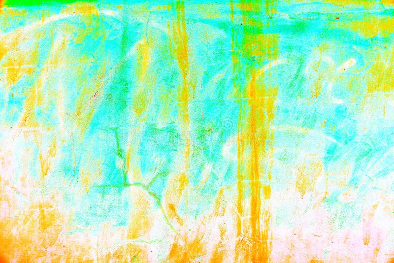 Colored Spots on Smooth Plaster, Changed Color Scheme, 2 Stock Photo ...