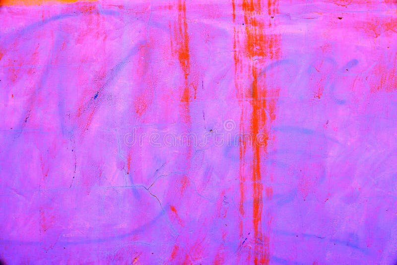 Colored Spots on Smooth Plaster, Changed Color Scheme, 2 Stock Image ...