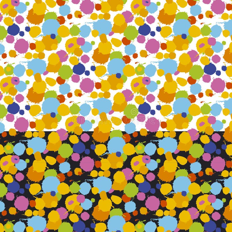 Colored spots stock vector. Illustration of colored, seamless - 64197554