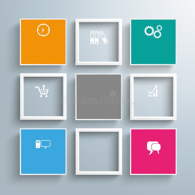 Squares Infochart Stock Illustrations – 424 Squares Infochart Stock ...