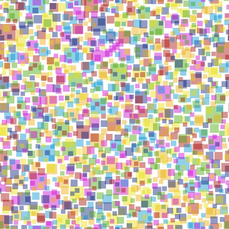 Colored Squares Seamless Pattern Stock Vector - Illustration of ...