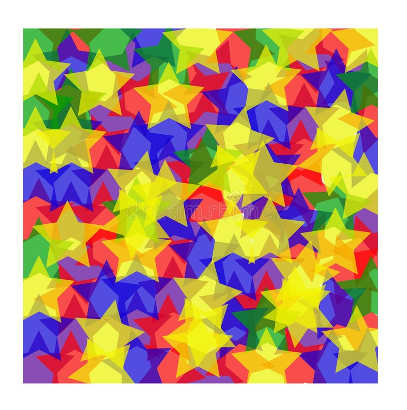 Colored stars background stock vector. Illustration of coloured - 68757884