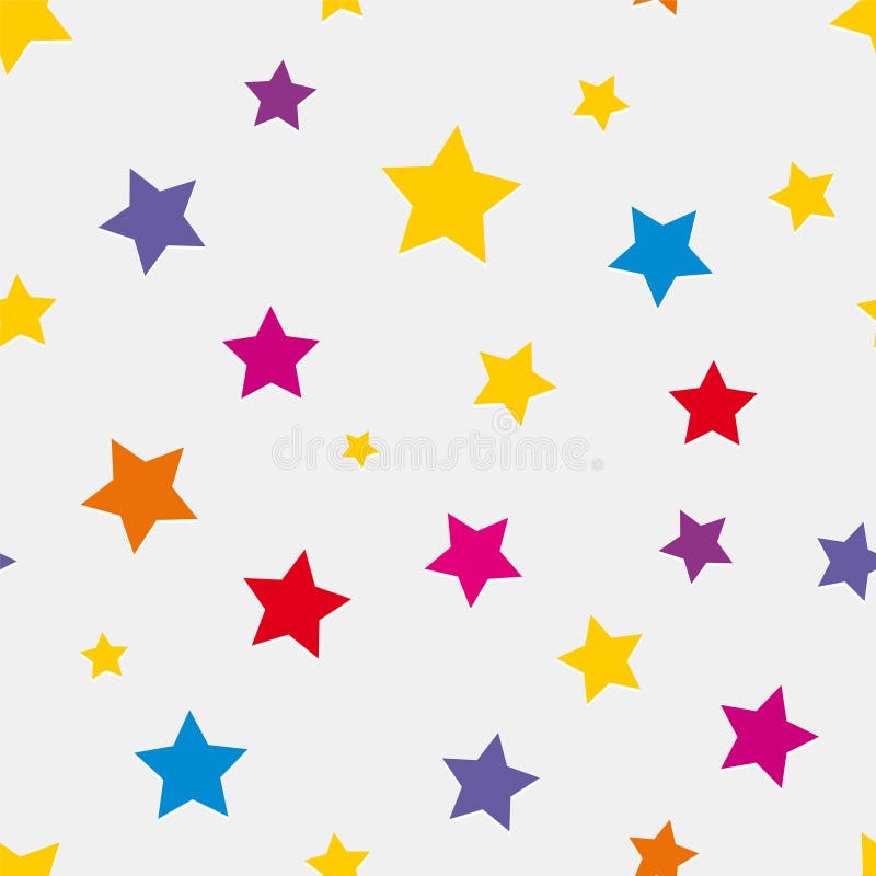 Colored stars stock vector. Illustration of wallpaper - 42090204