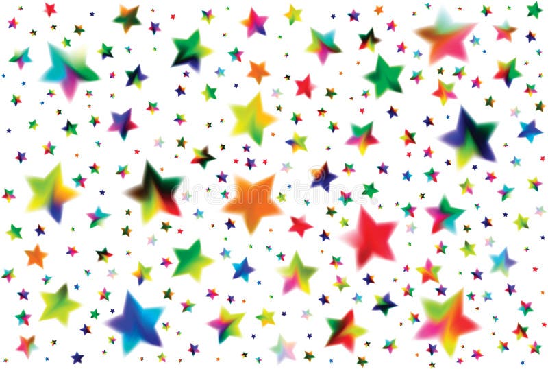 Colored stars stock vector. Illustration of decoration - 56269031