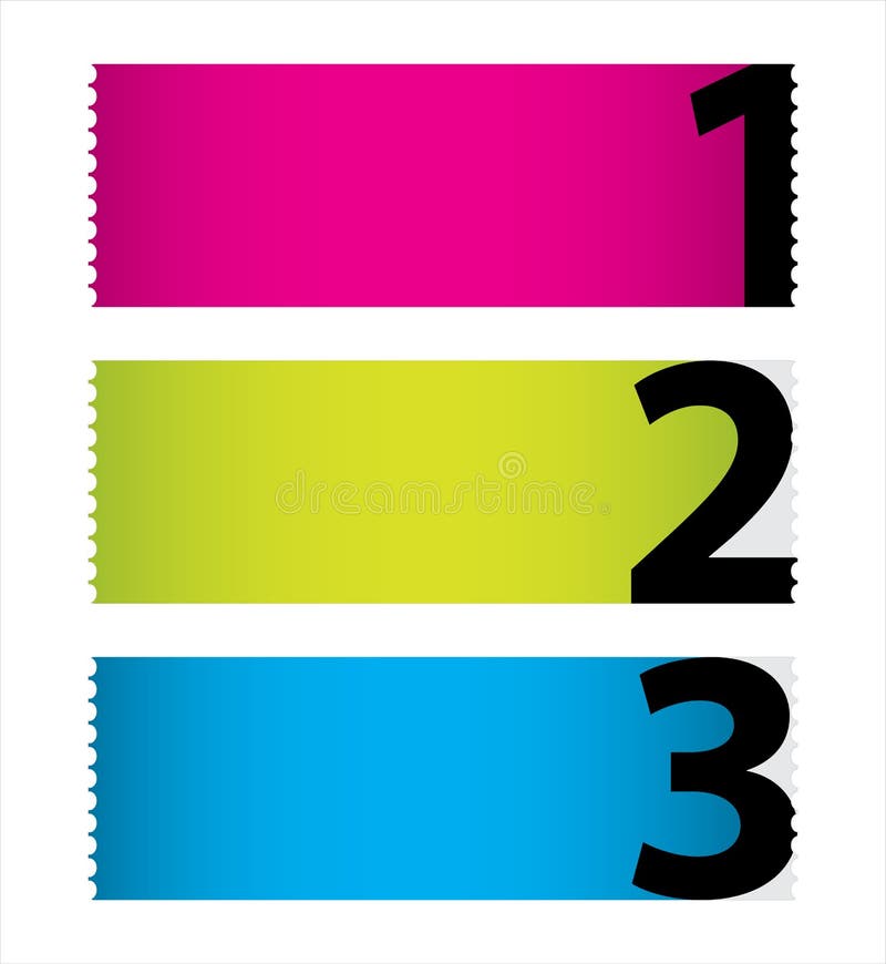 Colored stickers stock illustration. Illustration of element - 48971636