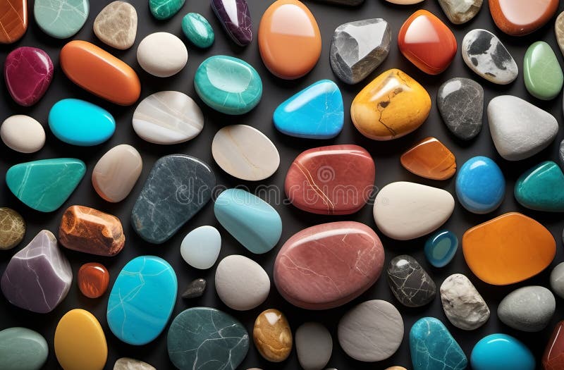 Colored Stone Background with Stone for Design and Texture Stock ...