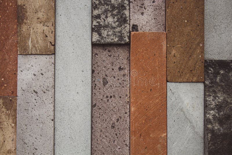 Colored stone cladding stock photo. Image of stonework - 246867774
