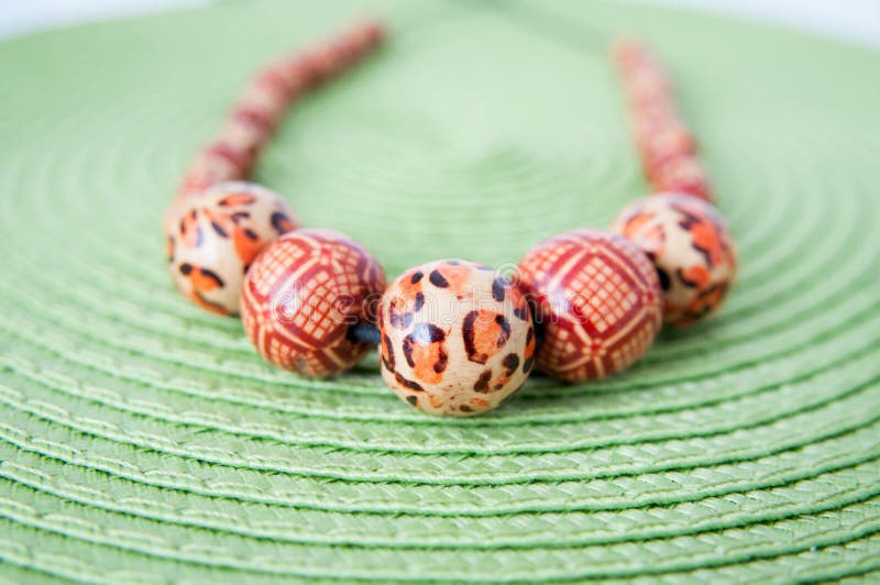 Colored stone necklace stock image. Image of detail, frames - 58655073