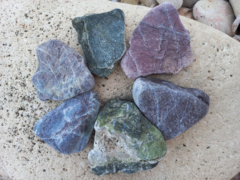 Colored Stones, Stone Flower Stock Image - Image of stone, details ...