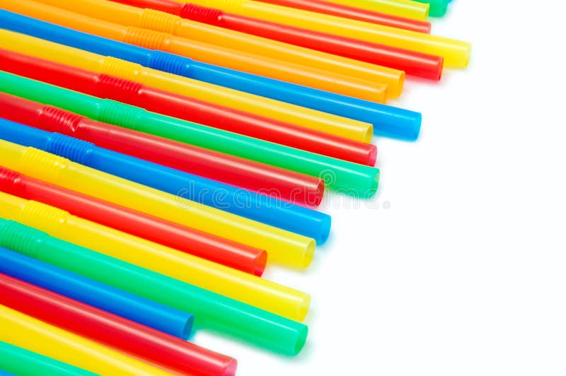 Colored straws stock illustration. Illustration of colored - 14233115