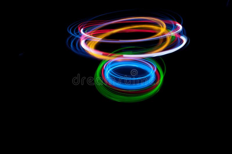 Colored lights that move stock image. Image of lines - 165076819