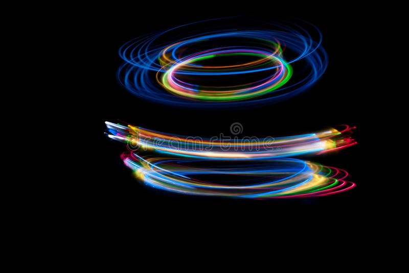 Colored lights that move stock image. Image of energy - 165076603
