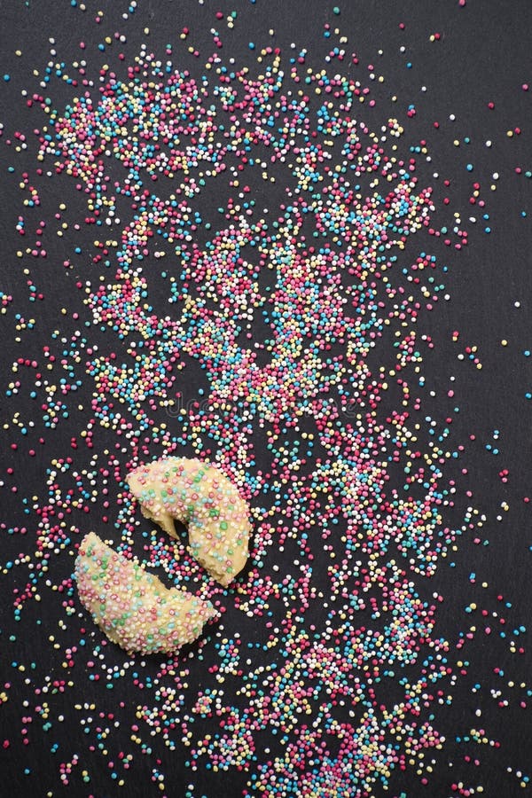 Colored sugar biscuits stock image. Image of delicious - 89977103