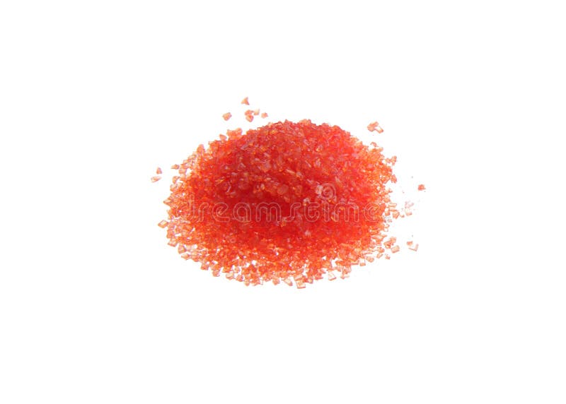 Colored Sugar Hill. Red Sugar Stock Image - Image of recipe, ingredient ...