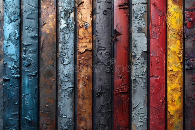 Colored Surface Textures of Aluminium, Copper, Stainless Steel, and ...