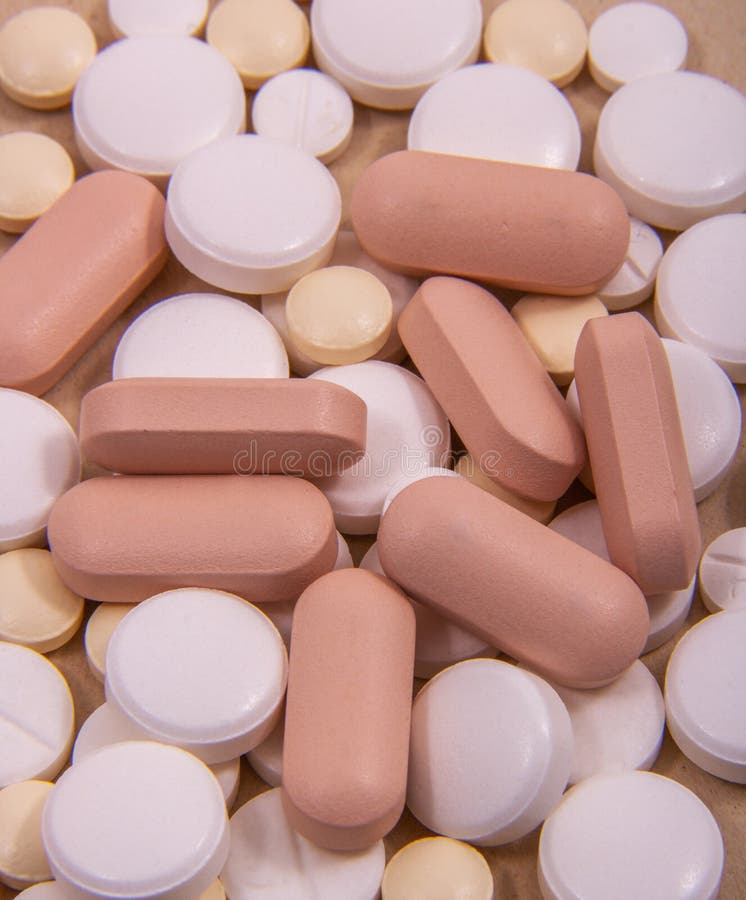 Colored Tablets and Capsules are Removed from the Package. Colored ...