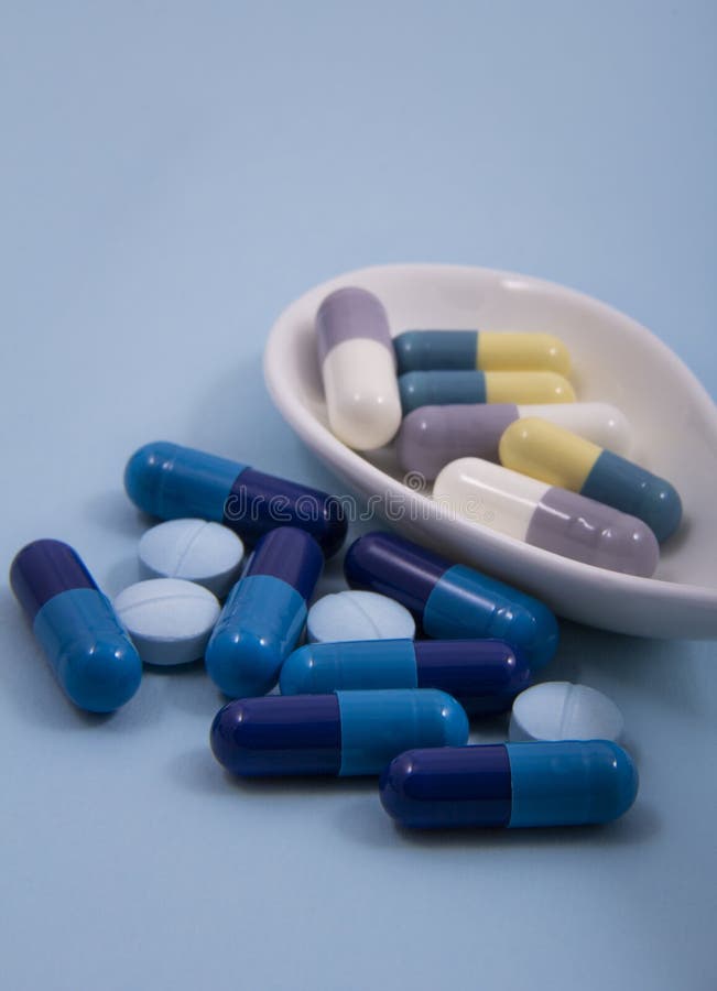 Colored Tablets and Capsules are Removed from the Package. Colored ...