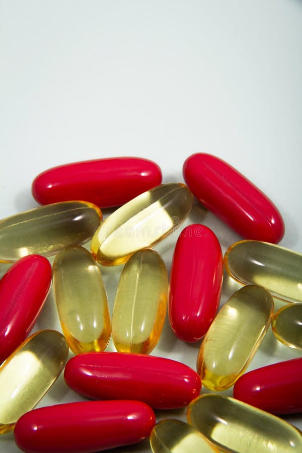 Colored Tablets and Capsules are Removed from the Package. Colored ...