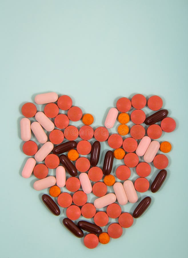 Colored Tablets and Capsules are Removed from the Package. Colored ...