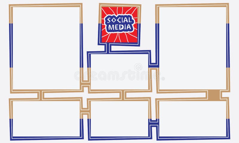 Colored text boxes stock vector. Illustration of email - 65985487