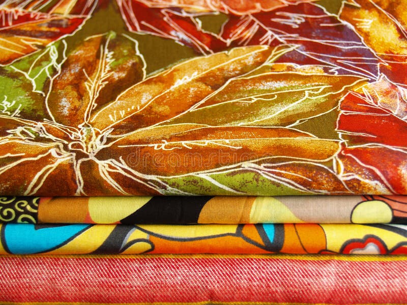 Colored Textiles for Sewing Stock Photo - Image of colored, fancy: 3870858