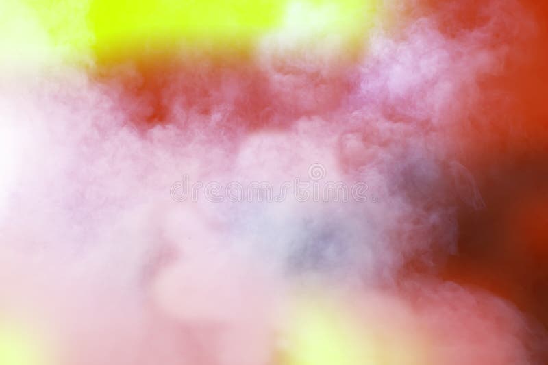 Colored Thick Abstract Smoke Stock Photo - Image of flour, splatter ...