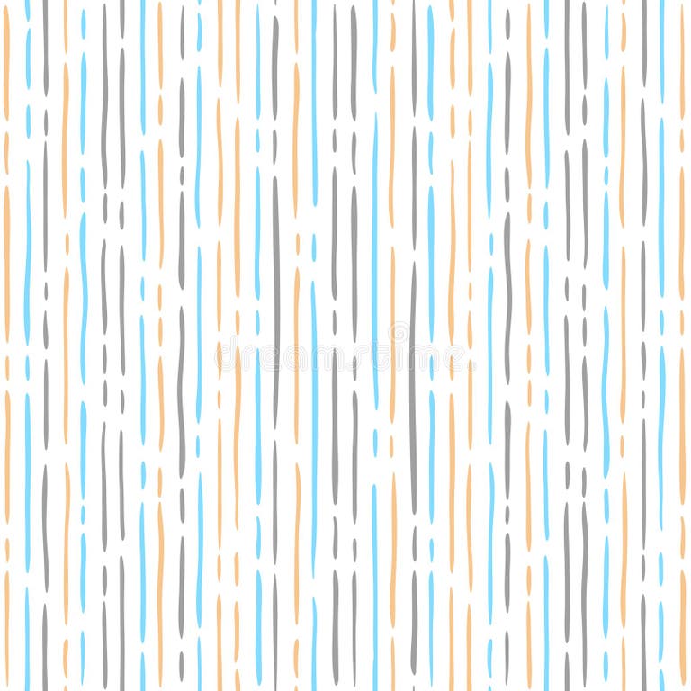 Seamless Pattern. Colored Thin Fuzzy Vertical Lines are Broken in ...
