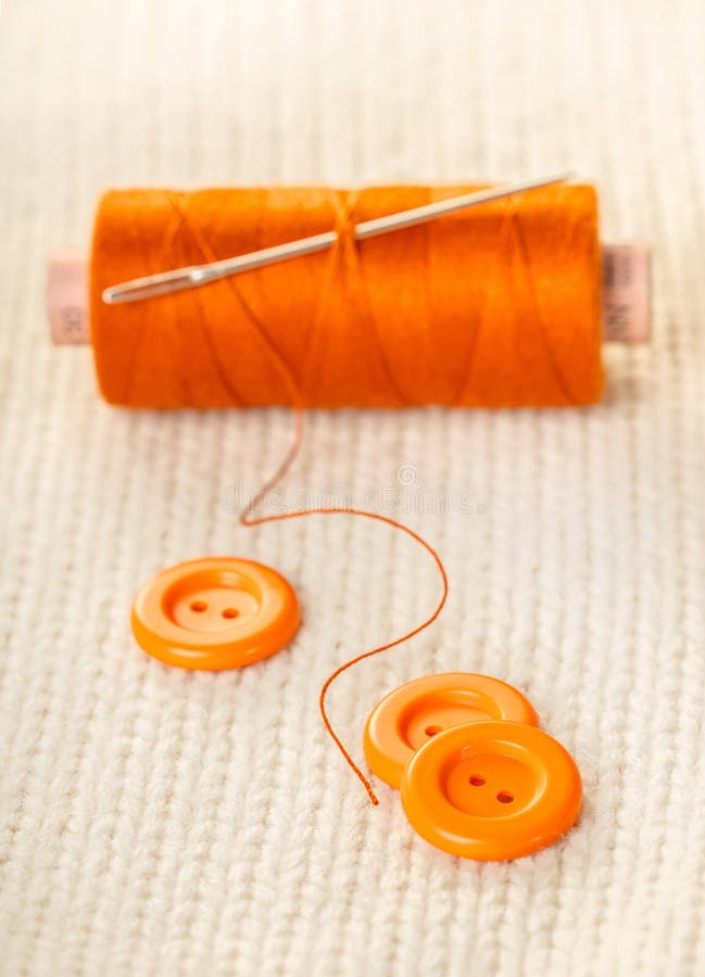 Colored thread and buttons stock image. Image of cotton - 116858297