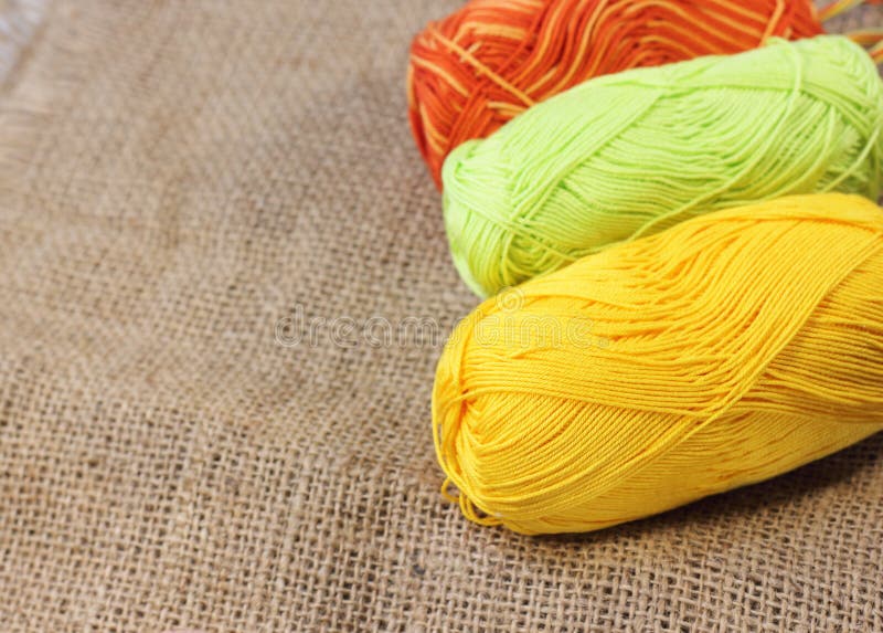 Colored thread stock photo. Image of skills, yellow, soft - 60100552