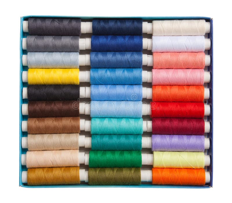 Colored threads stock photo. Image of color, macro, white - 11670830