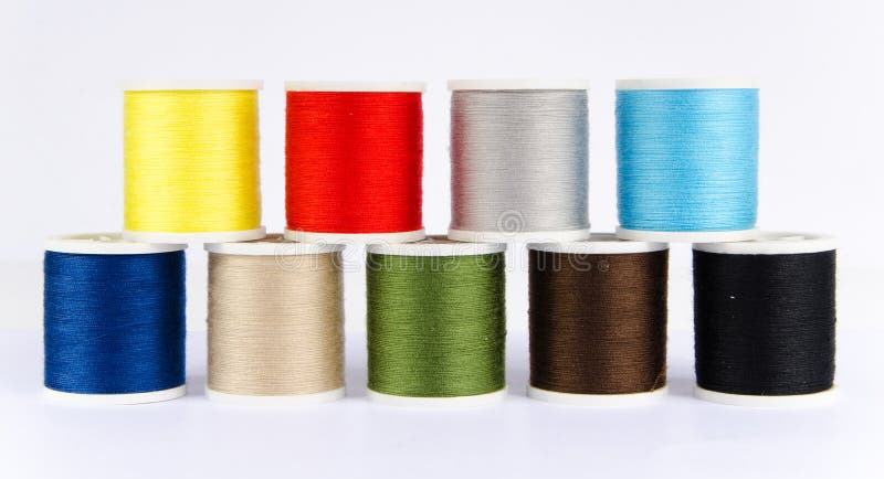 Colored threads stock image. Image of colorful, yellow - 28587413