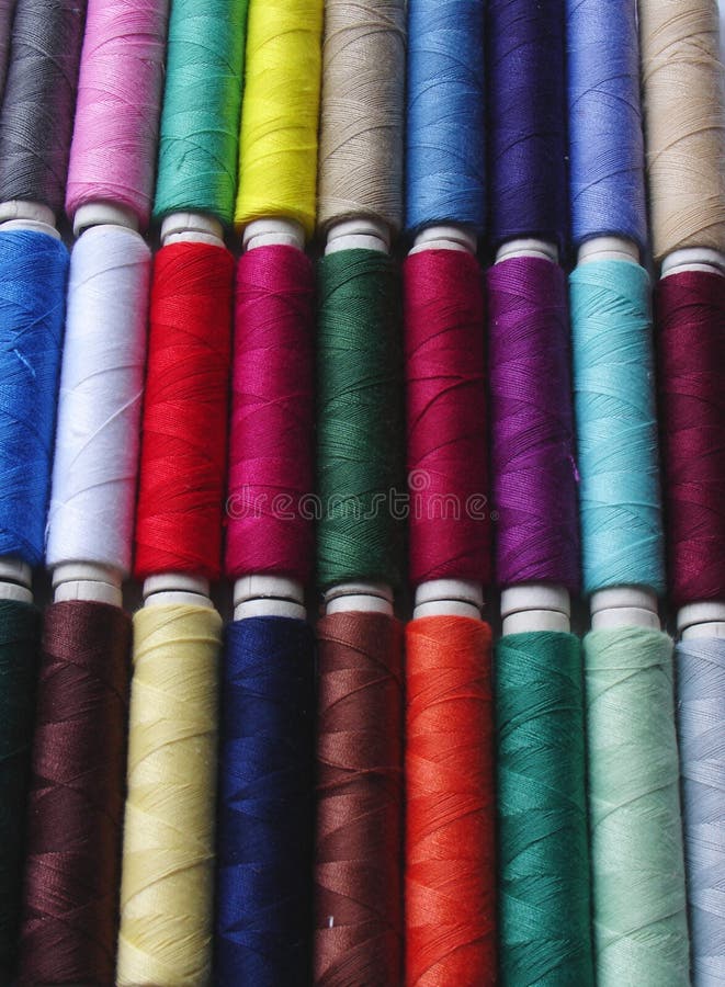 Threads for sewing stock image. Image of craft, needle - 9654279
