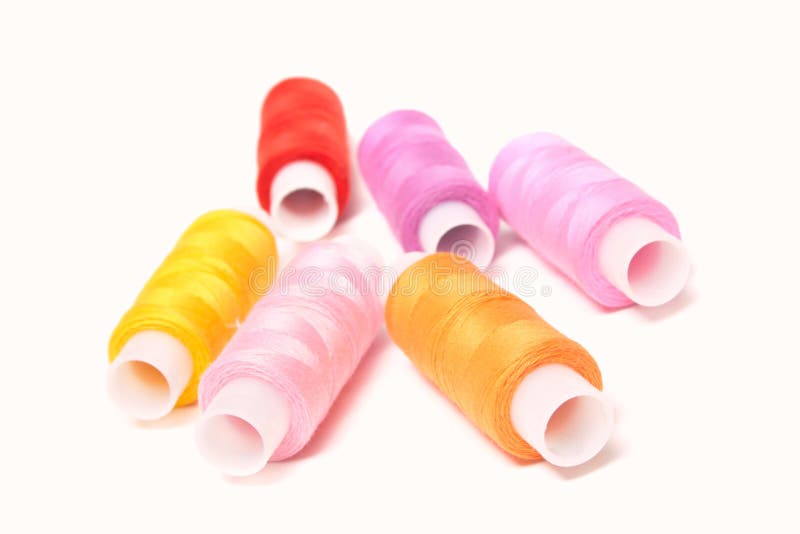Colored Threads stock image. Image of fabrics, isolated - 85009327