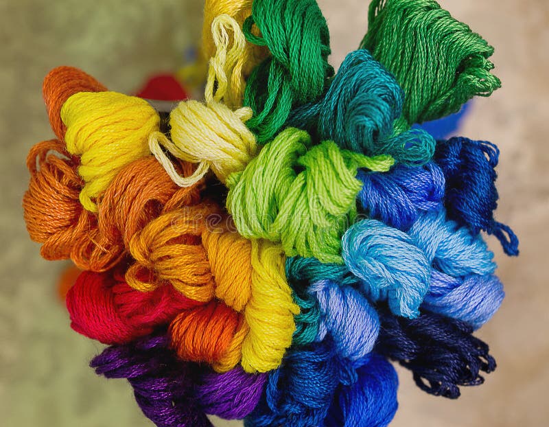 Colored threads stock photo. Image of sewing, crafts - 57368680